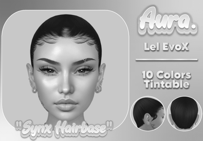 Second Life Marketplace - Aura - Synx Hairbase (DEMO)